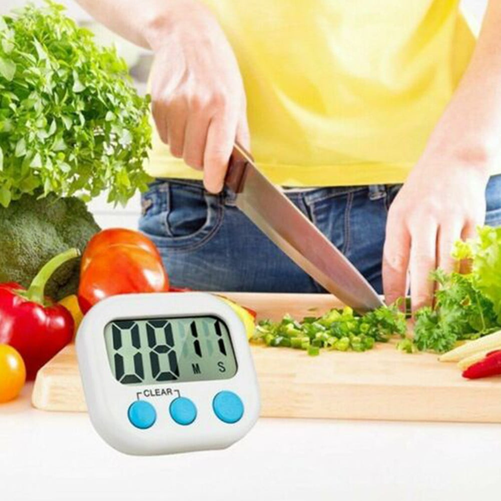 BCLONG Kitchen for Egg Cooking Magnetic Timer Clock Stopwatch Large LCD ...