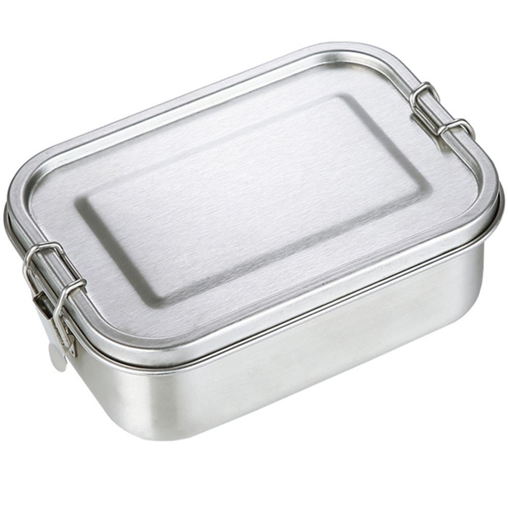 BCLONG Leak-Proof Box Stainless Steel Waterproof with Compartments and ...