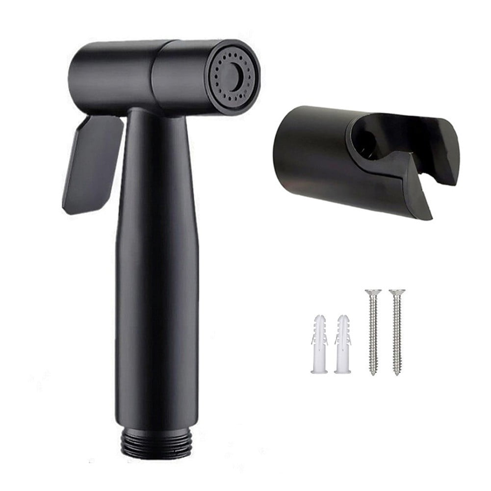 BCLONG Matte Black Bidet Toilet Spray Douche Shattaf Shower Head ...