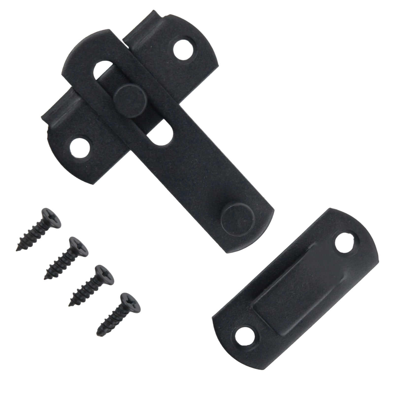 BCLONG Matte Black Stainless Steel Gate Latches Flip Latch Safety Door ...