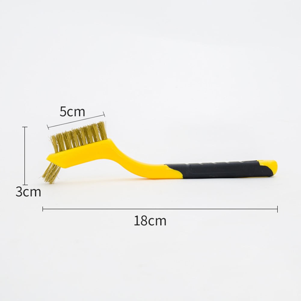 BCLONG Mini Wire Brush Brass Nylon & for Stainless Steel Brushes Rust ...