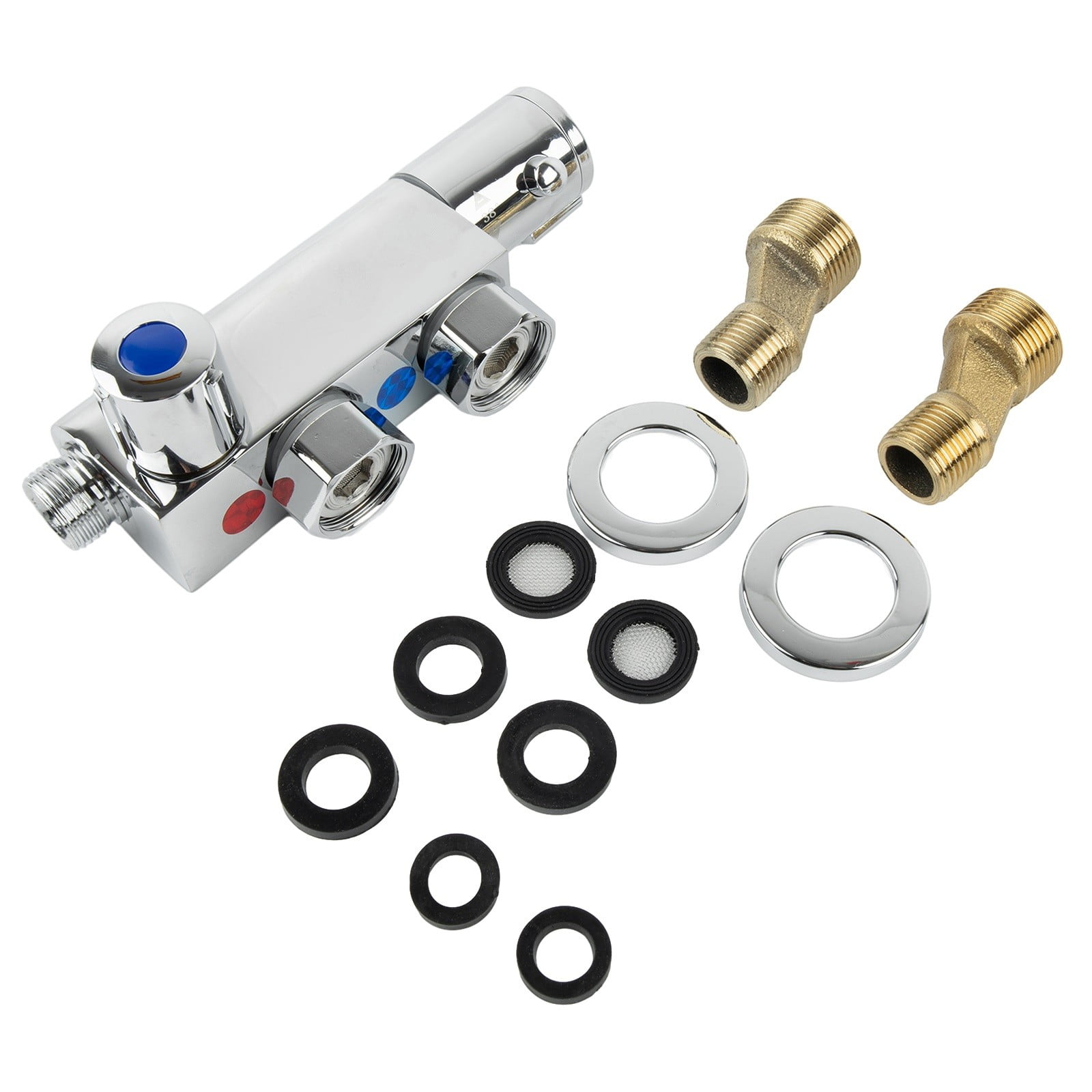 BCLONG Modern Vertical Thermostatic Shower Mixer Valve Suitable for ...