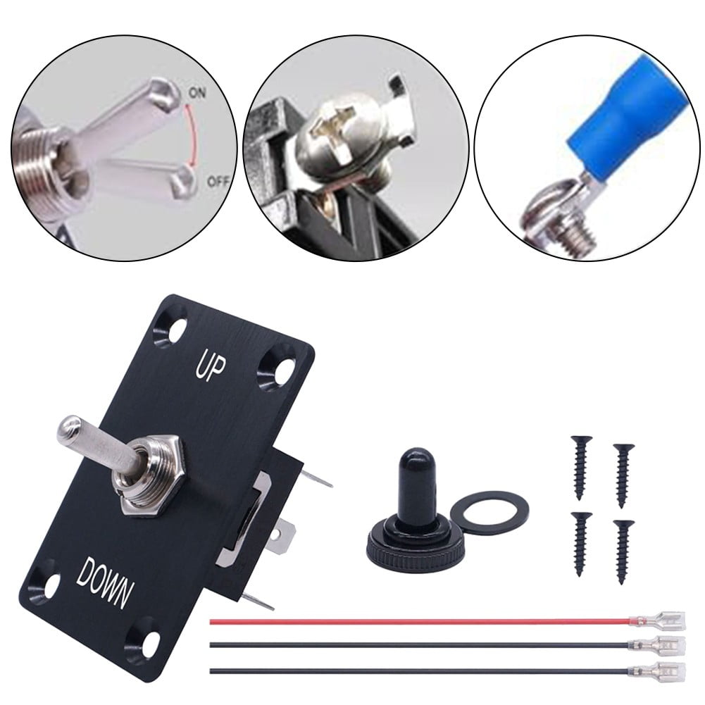 BCLONG Momentary Reverse Polarity Switch 12V 30A Motor Control RV ...