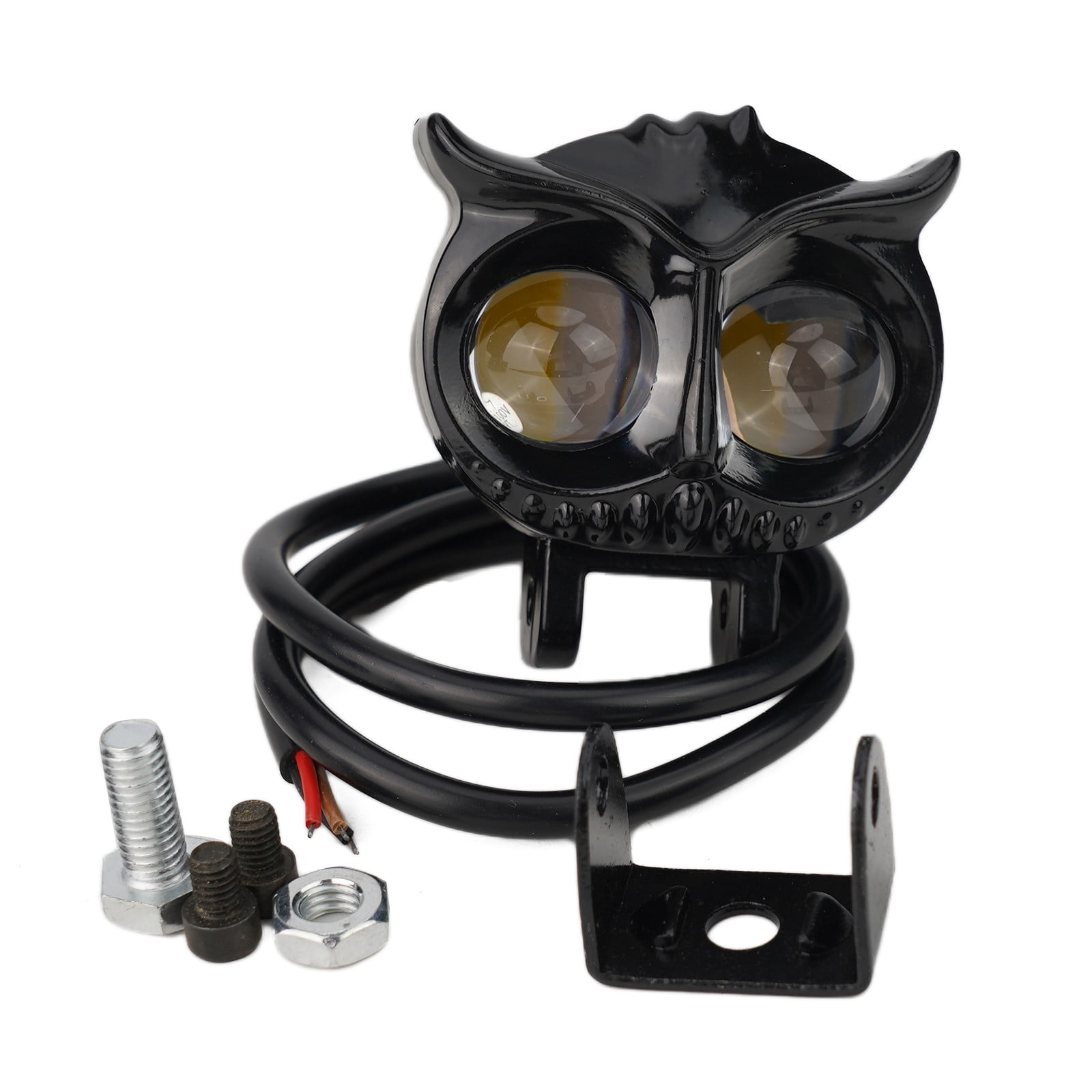 BCLONG Motorcycle Fog LED owl shape Headlight 12-80V Auxiliary ...