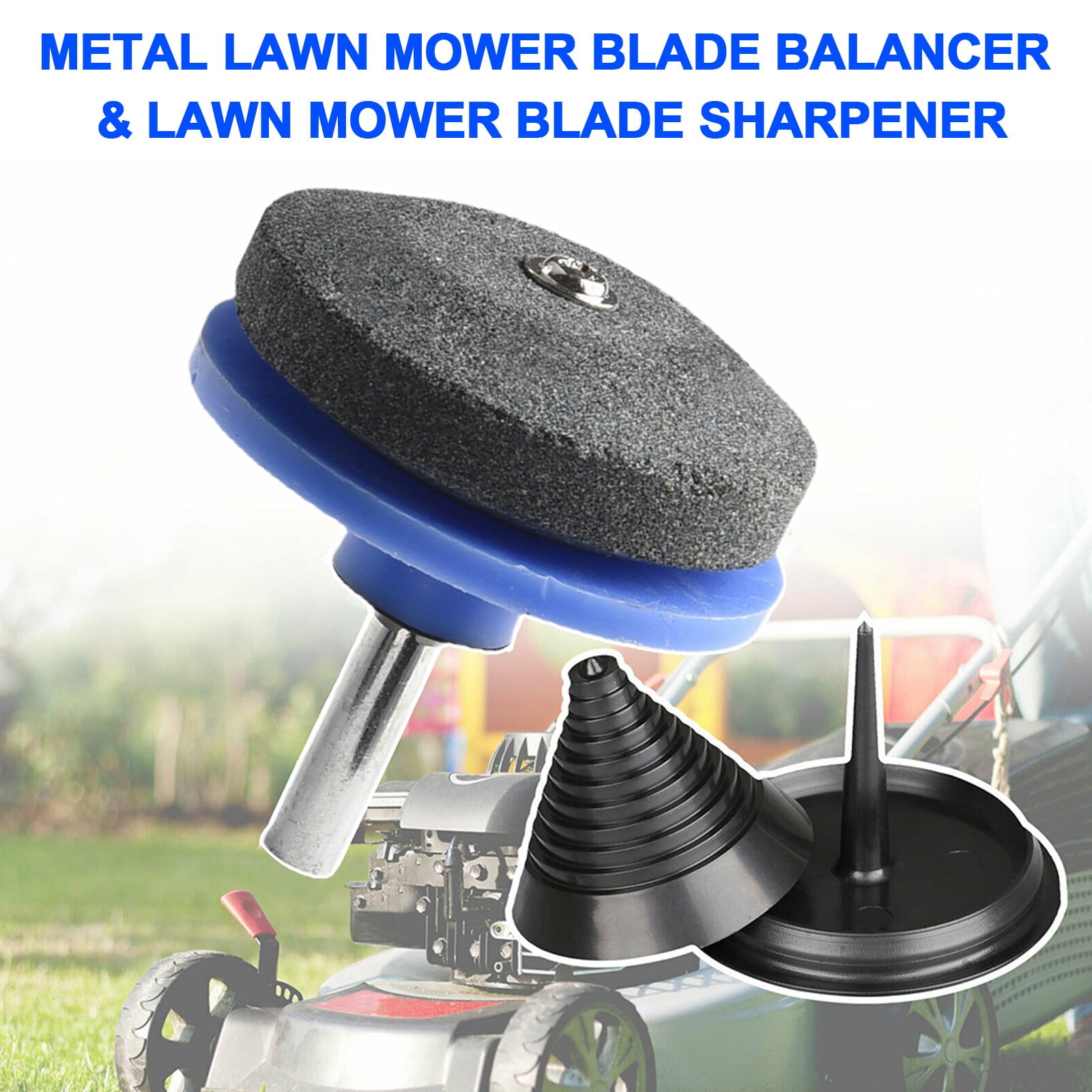BCLONG Mower Blade Balancer & ener Set For Lawn Mower Tractor Garden ...