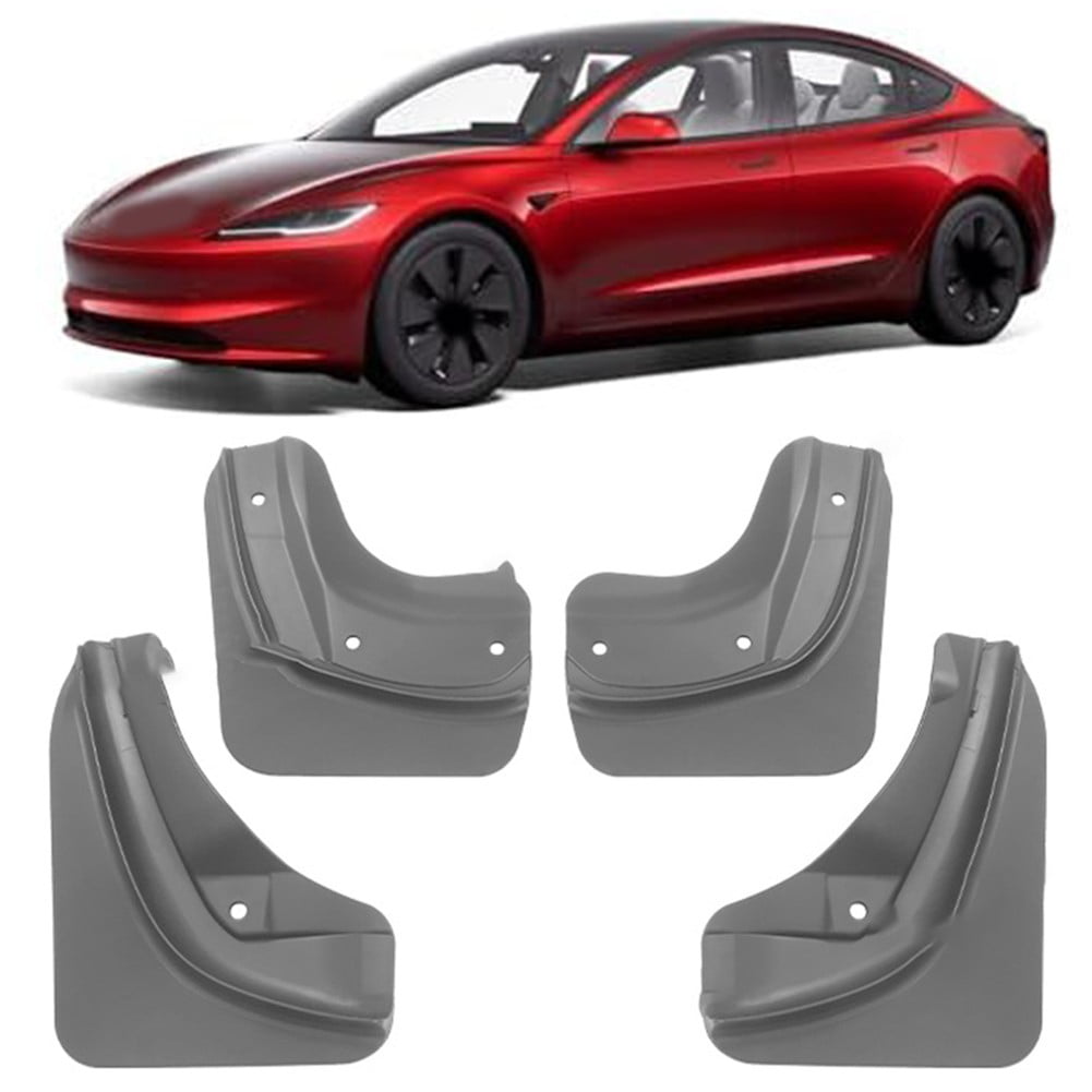 BCLONG Mud Flaps For Tesla 2024 For Model 3 Highland Accessories Splash ...