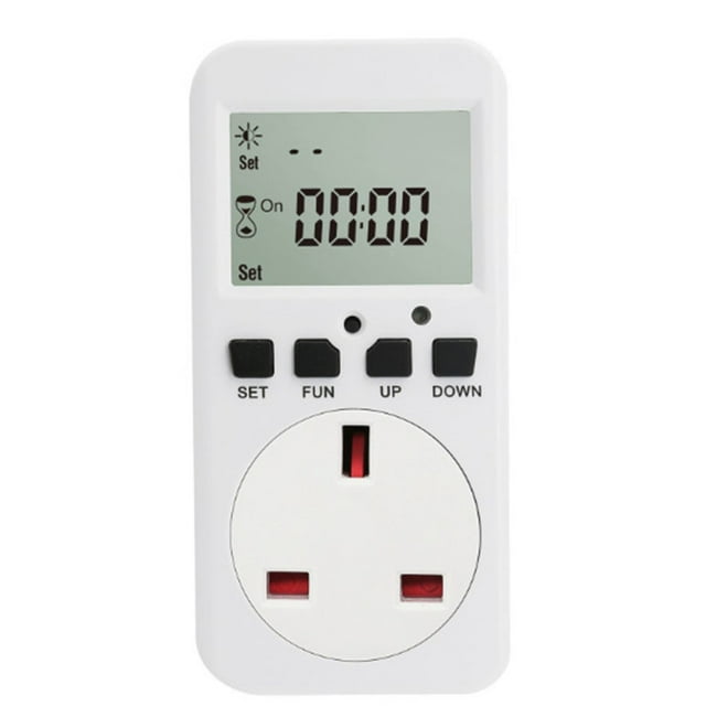 BCLONG Multifunctional Digital Timer Socket Cycle Programmable Outlet Switch 50Hz /60Hz ...