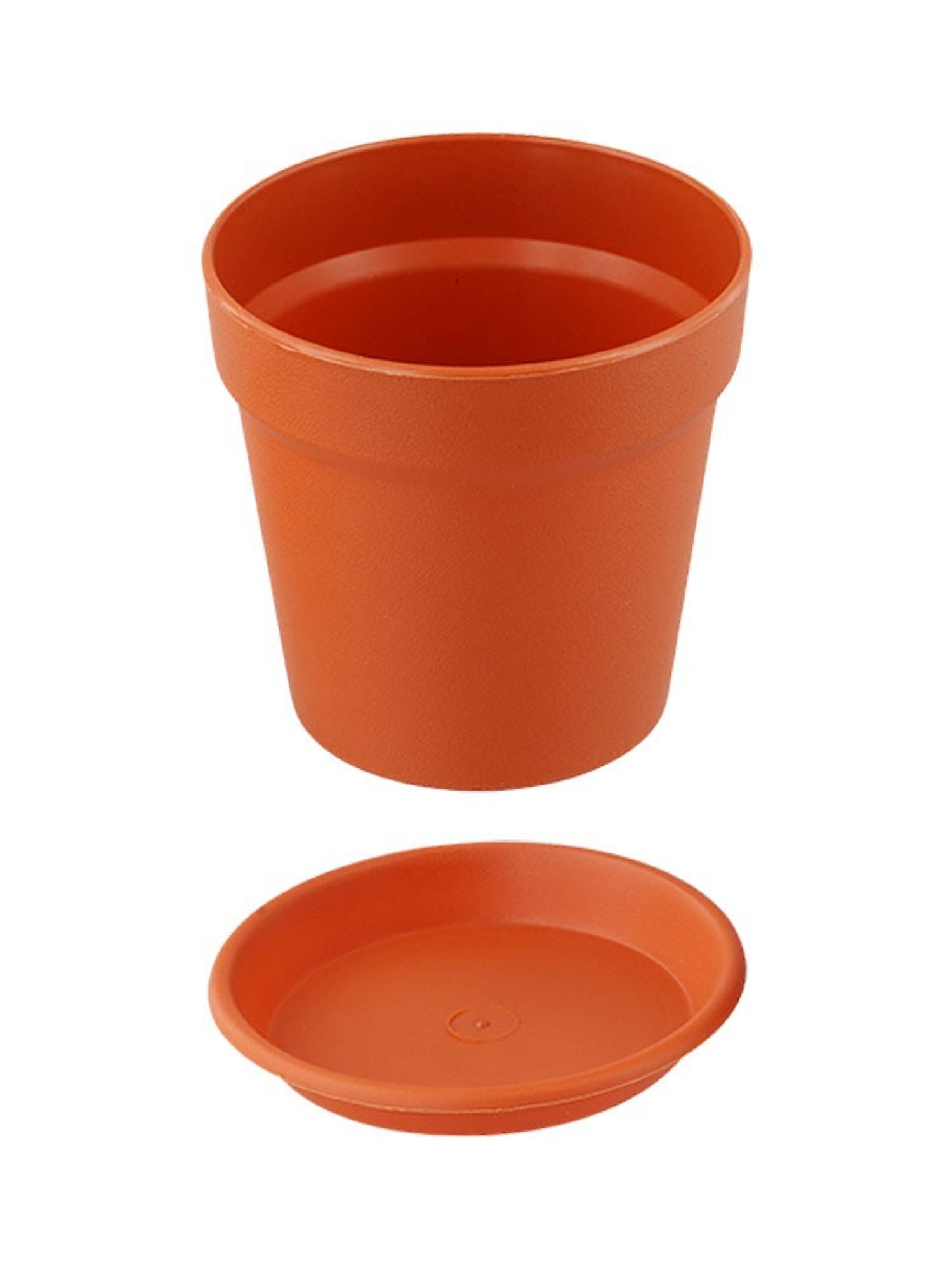 BCLONG Plastic Round Plant Flower Pot Grow Container Water Garden With ...