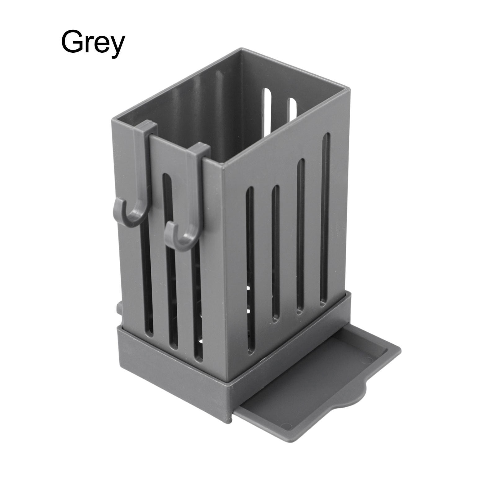 BCLONG Plastics Wall Mounted Kitchen Drying Rack Cutlery Holder with ...