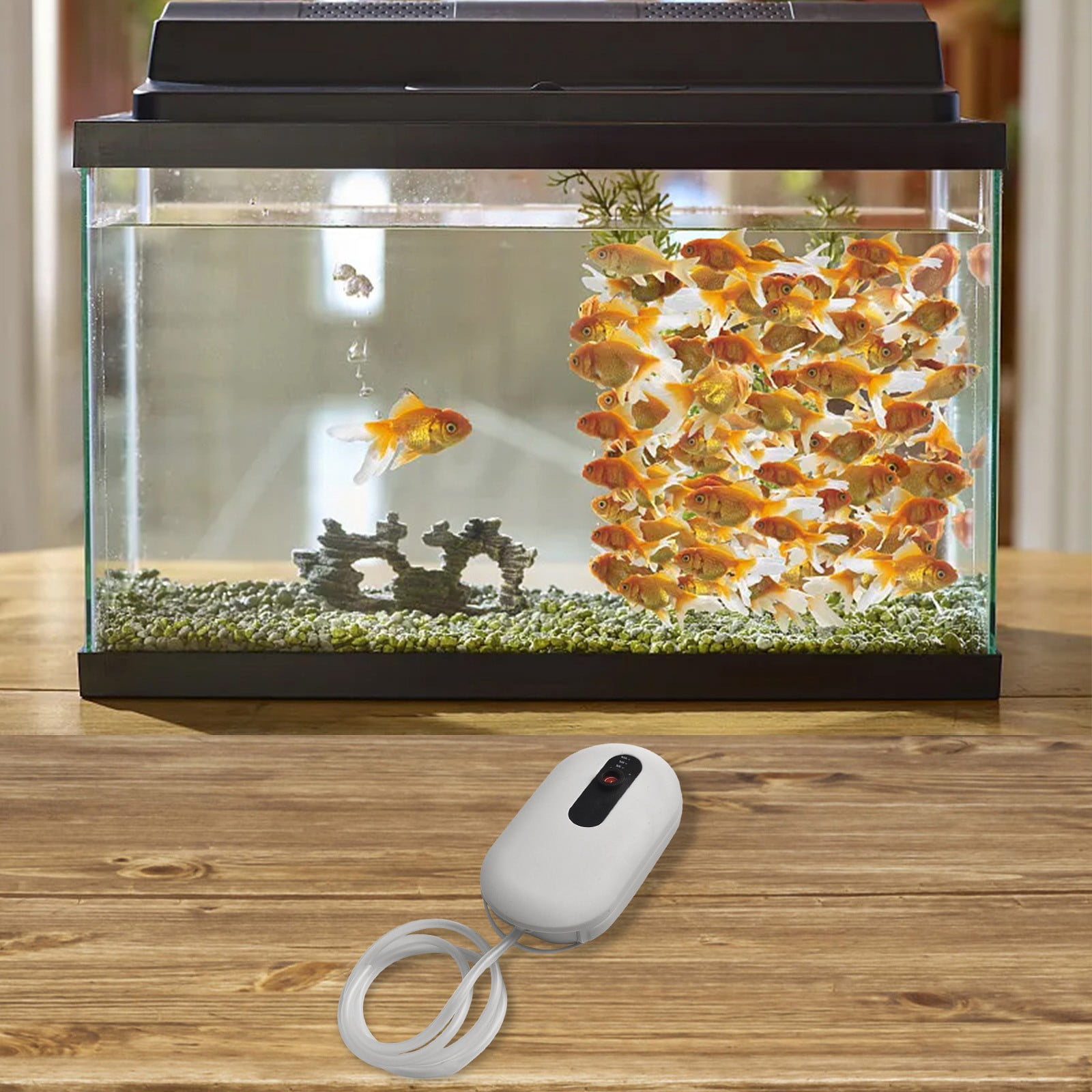 BCLONG Rechargeable Live Bait Aerator Pump Fishing Tank Oxygenator ...