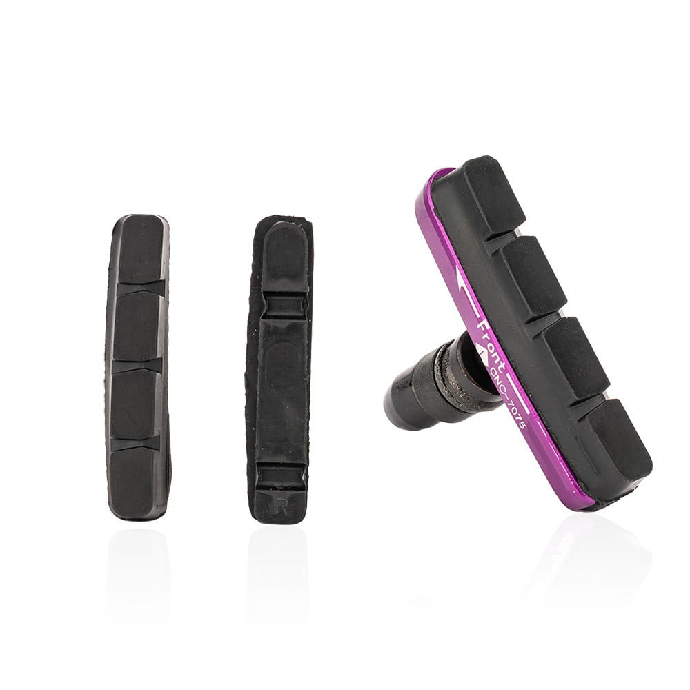 BCLONG Road Bike Bicycle Cycle V-Brake Blocks Brake for Pads Rubber+ ...