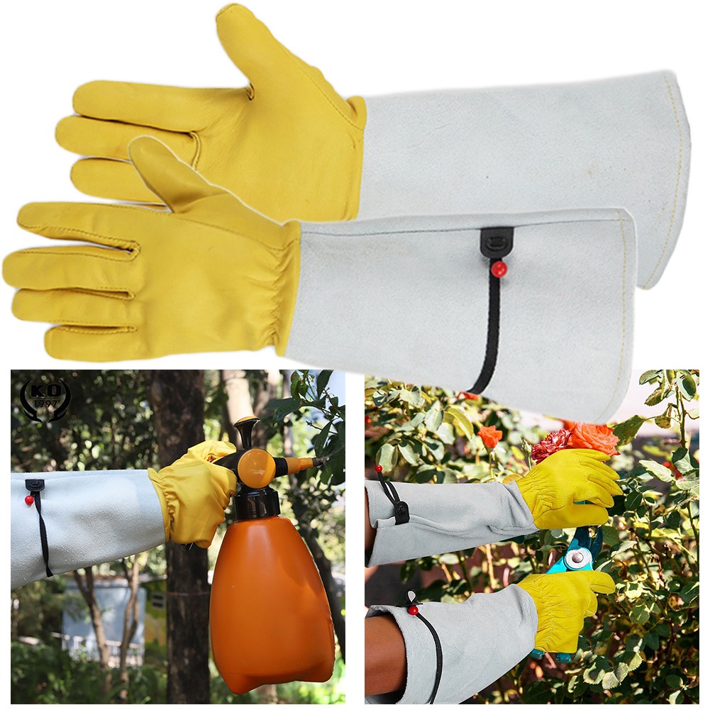 BCLONG Rose Pruning Gloves Gardening Thorn Proof Garden Long Gloves Forearm - Walmart.com