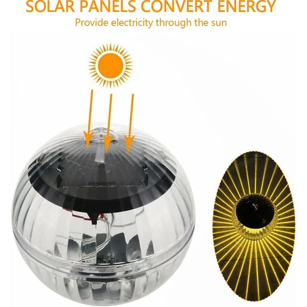 BCLONG Solar water floating floating waterproof pond color change ...