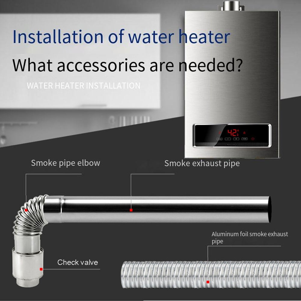 BCLONG Stainless Steel Flue Pipe Chimney Lined Straight Wood Stove ...
