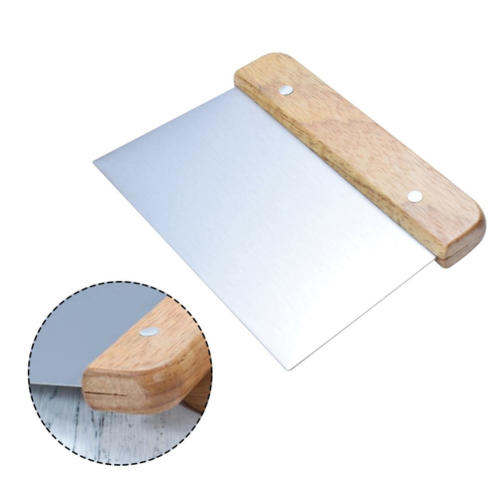 BCLONG Stainless Steel Hand Rolling Dough Cutter Cream Spatula Baking ...