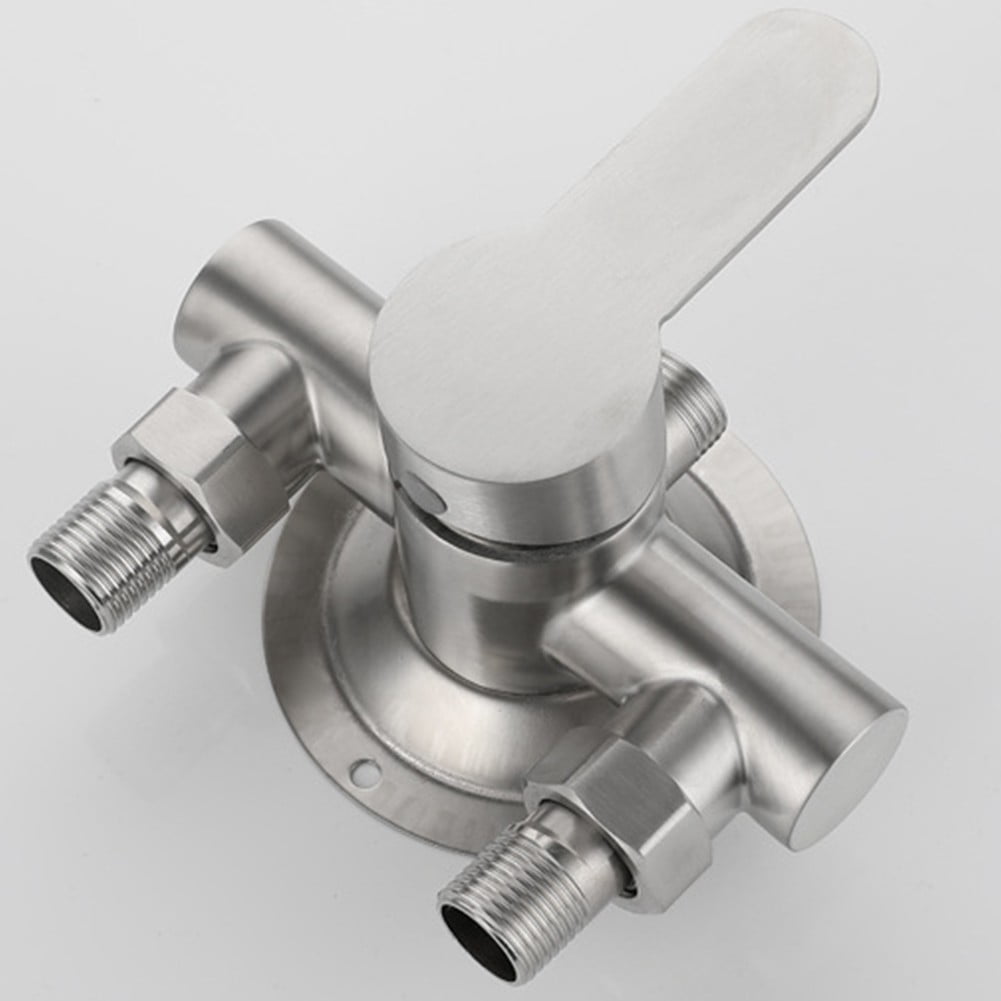 BCLONG Stainless Steel Shower Faucet Hot And Cold Water Mixer Wall ...