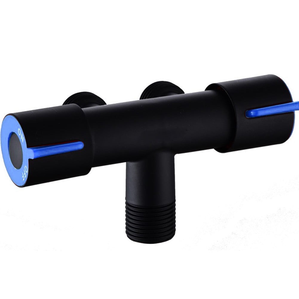 BCLONG Stainless Steel Washing Machine Faucet 1in 2 out Tap Outdoor ...