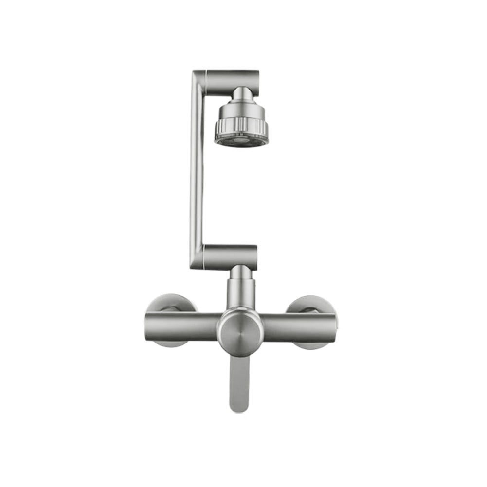 BCLONG Stainless steel wall mounted faucet for 360 degree hot and cold ...