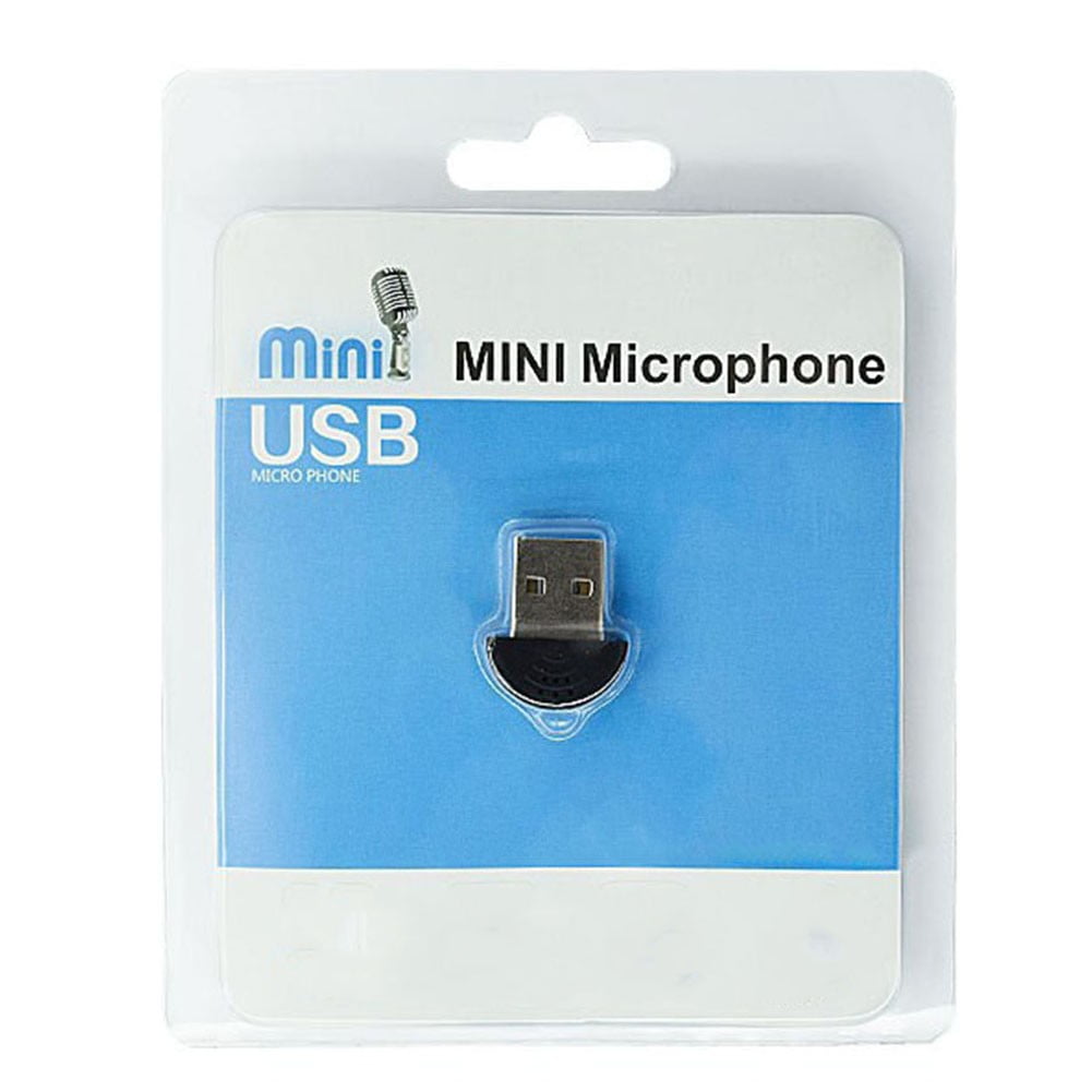 BCLONG Tiny USB Microphone for Laptop PC Computer Desktop Audio Studio ...