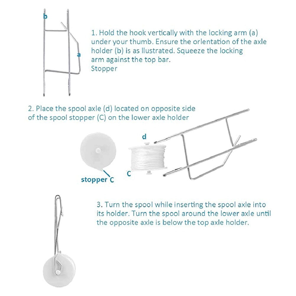 BCLONG Tomato Trellis Rollerhook, Tomato Support Hooks, with 49.2ft Twine, for Plant - Walmart.com