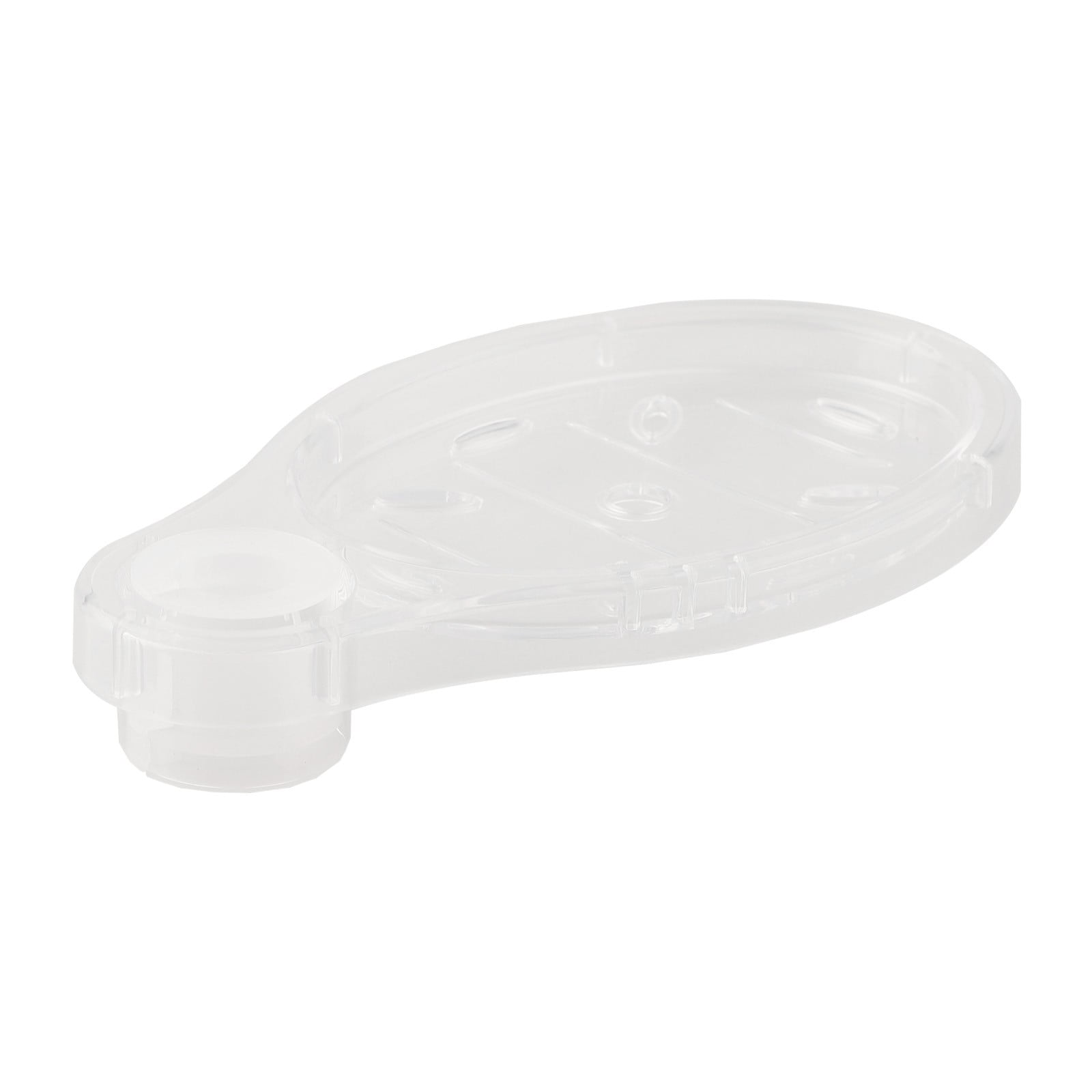 BCLONG Transparent Soap Dish with Adjustable Rod, Plastic Bathroom Soap ...