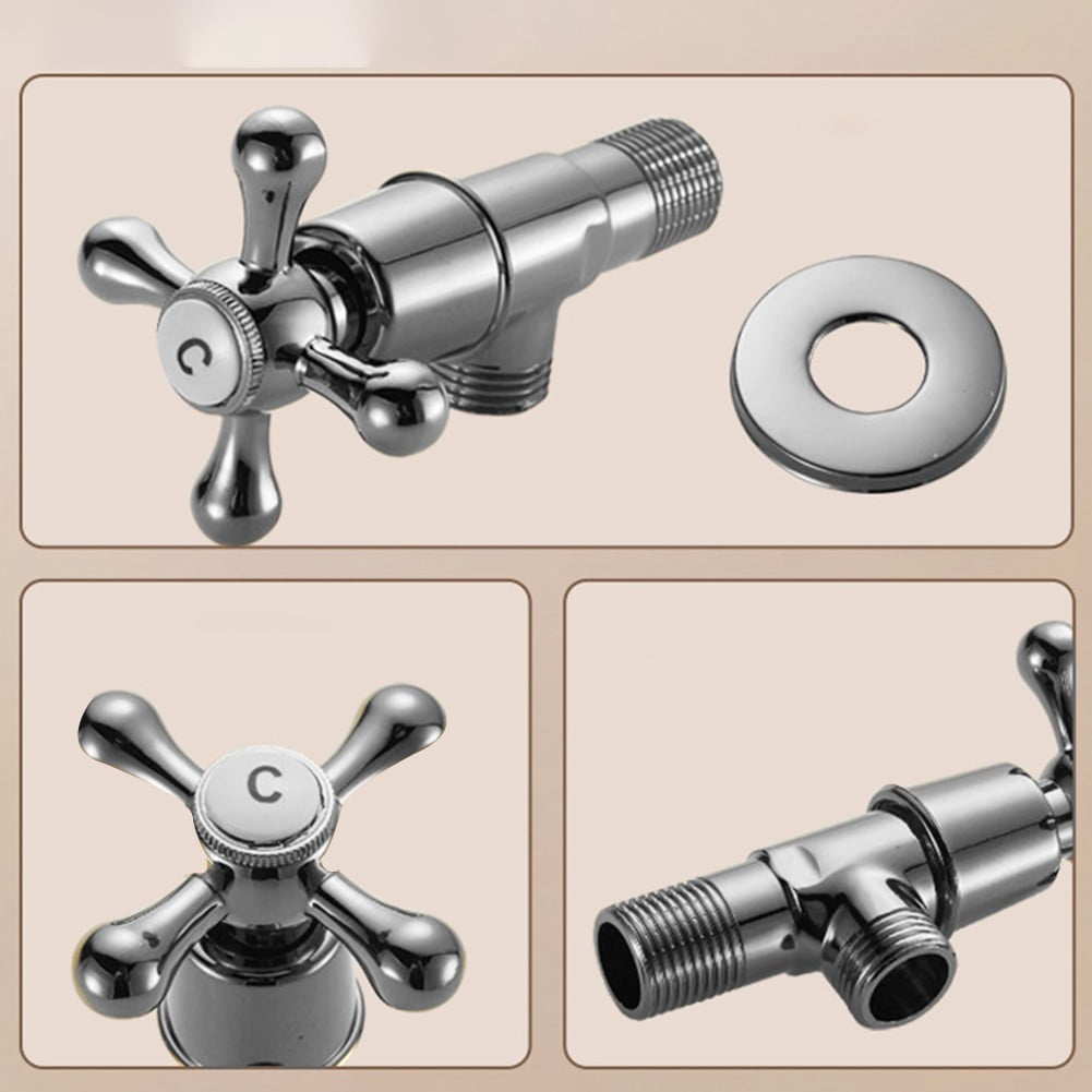 BCLONG Triangle valve hot and cold water stop valve handwheel angle ...