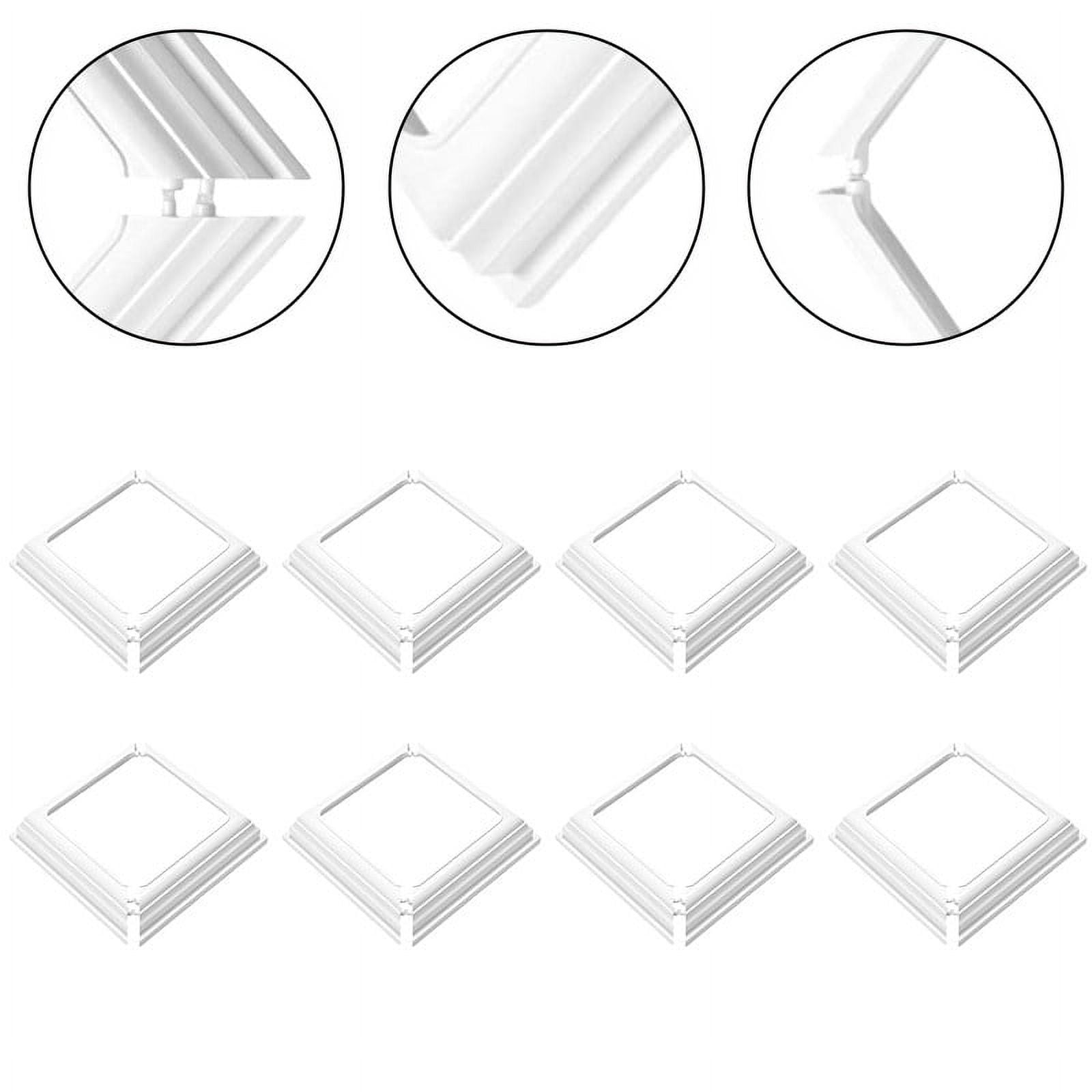 BCLONG Vinyl Column Skirt Column Base Cap Column Wrap for Porch Column ...