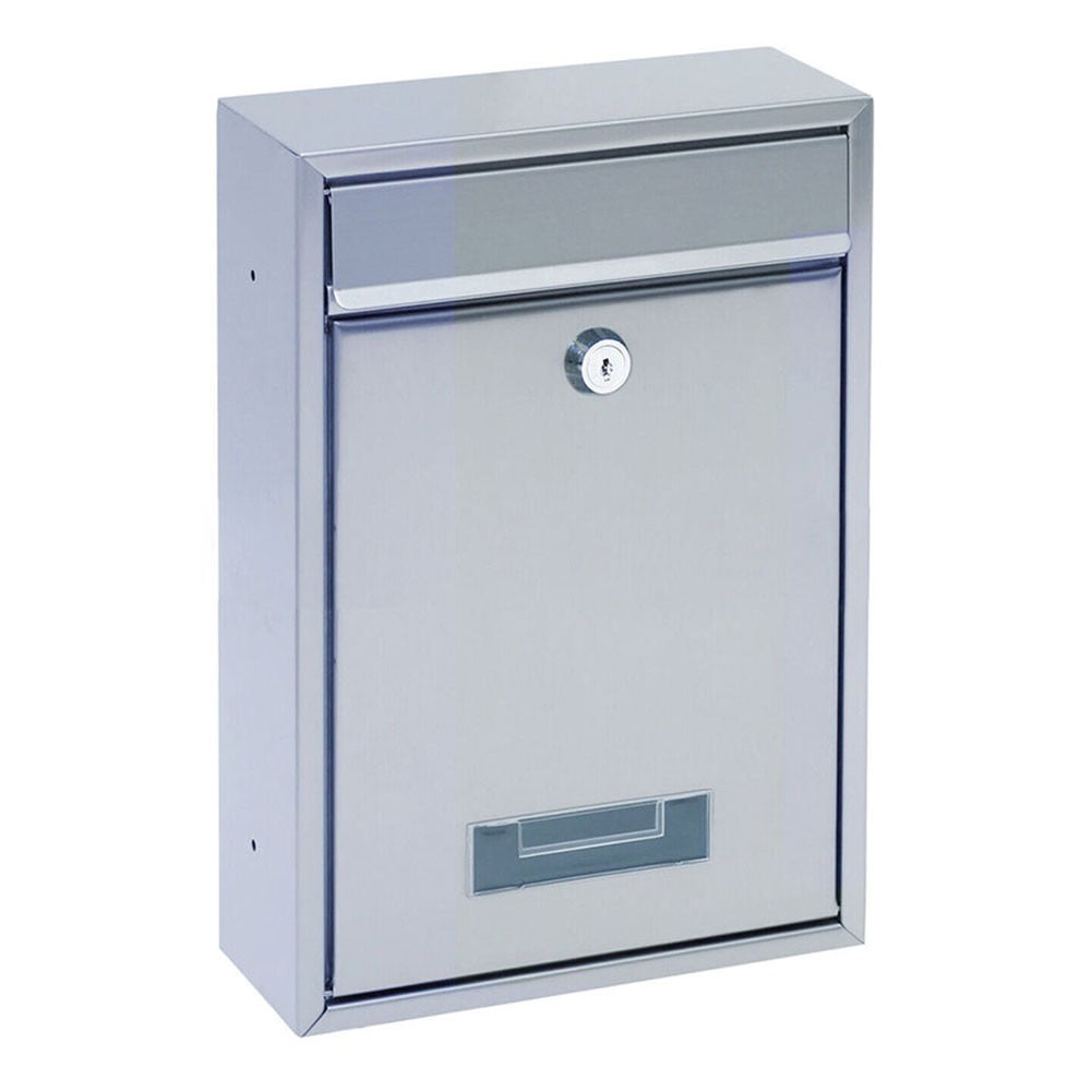 BCLONG Wall Mount Mailbox Security Lockable Mail Box Door Newspaper ...