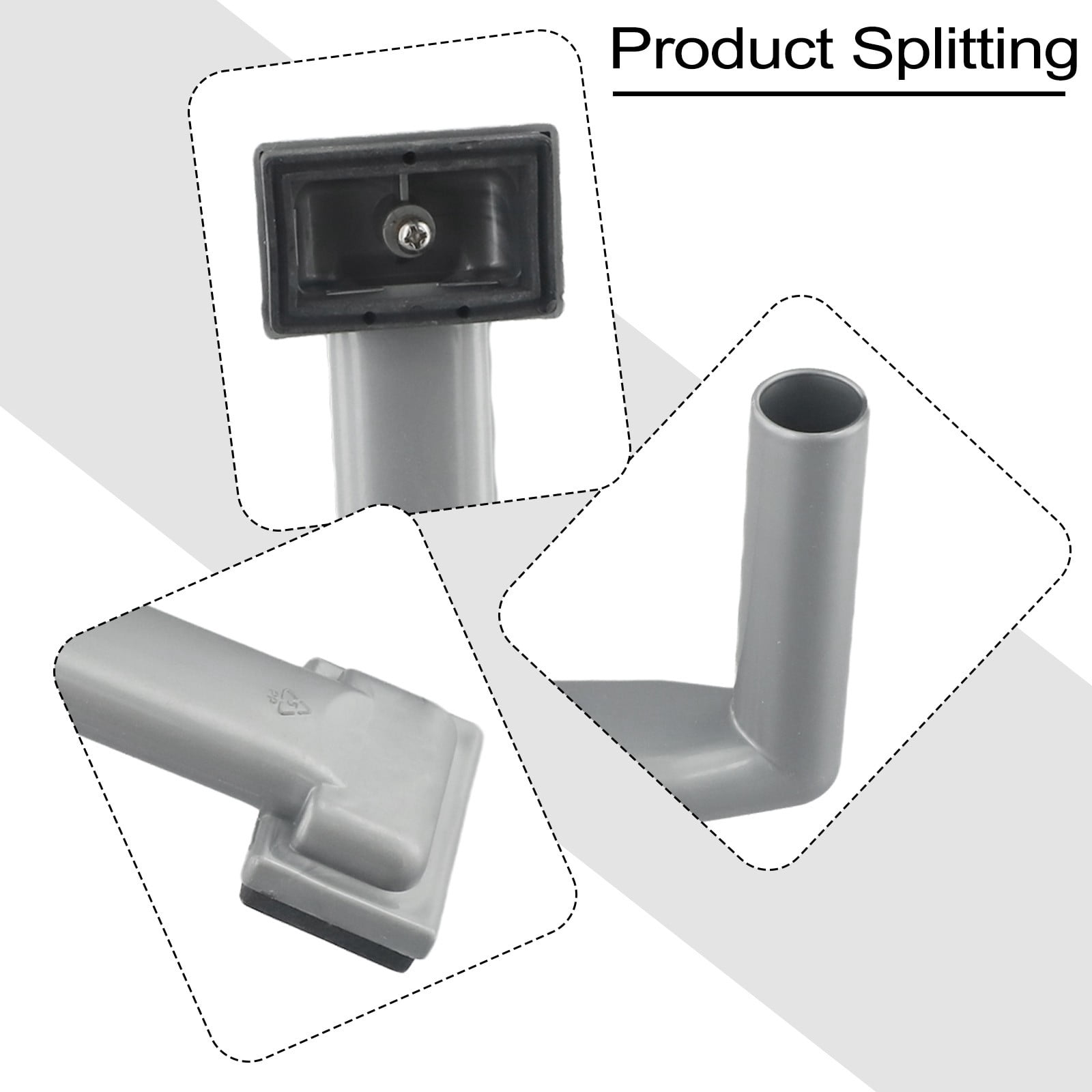 BCLONG Washbasin Drainer replacement Side Square Overflow Head For ...