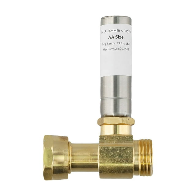 BCLONG Water Hammer Arrestor 3/4" Brass Washing Machine Dishwasher Pipe ...