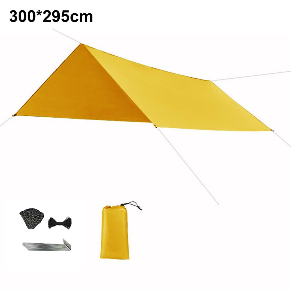 BCLONG Waterproof Camping Tarp Shelter Sunshade Beach Pergola with ...