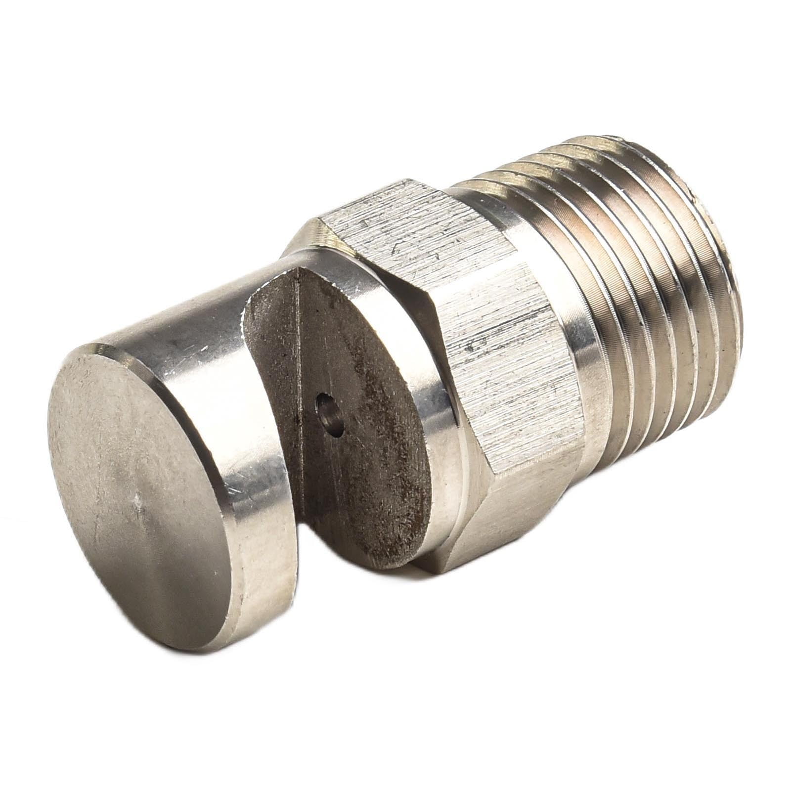 BCLONG Wide Spray Angle Boomless Nozzle (1/2” For BSP) Stainless Steel ...