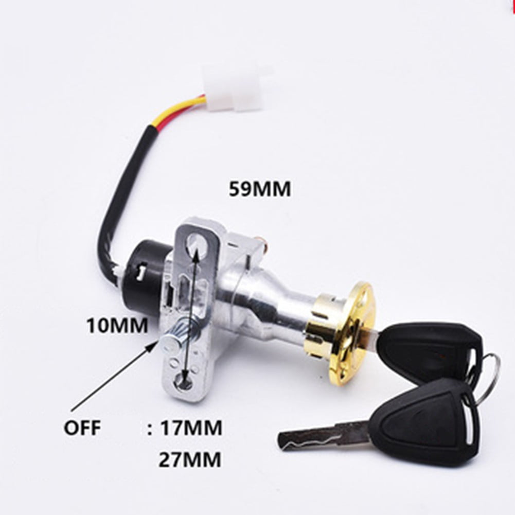 BCLONG larger for Head Type Electric Bicycle Battery Case Lock with ...