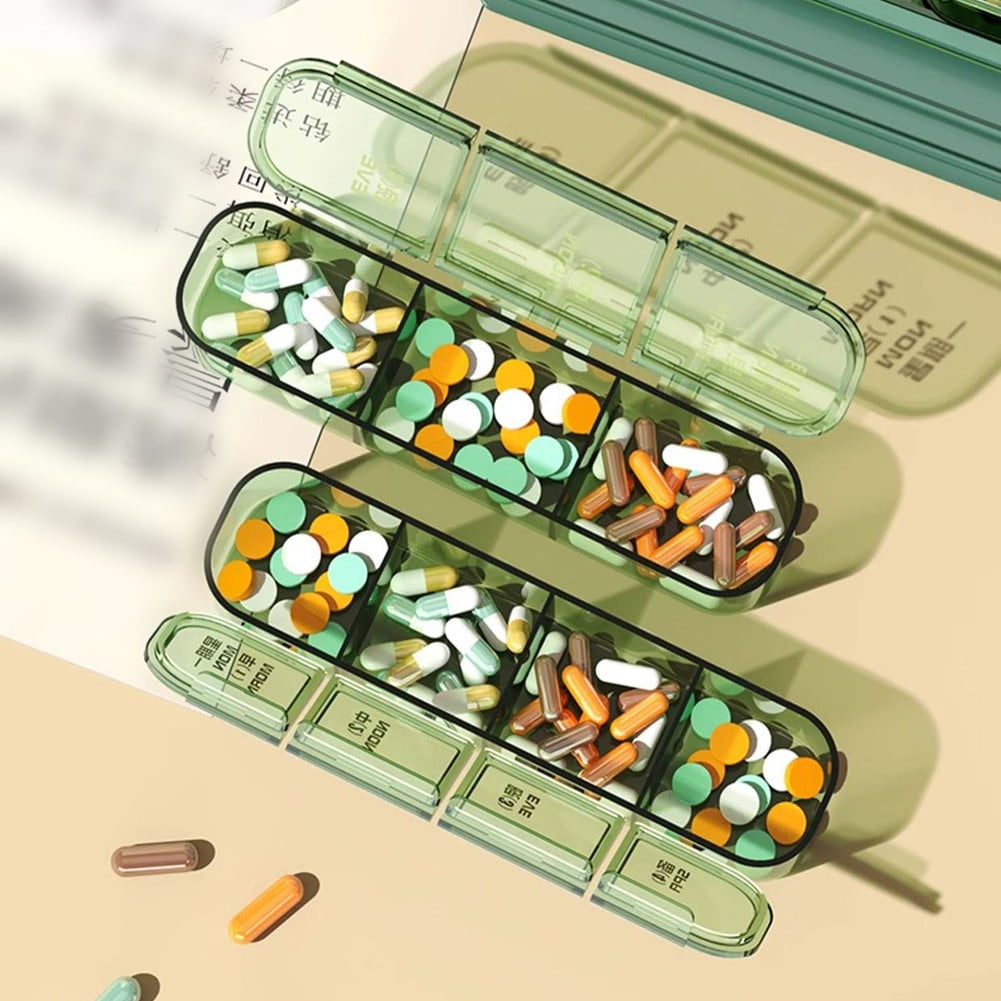BCLONG reminder for the elderly to take medicine, small medicine box ...