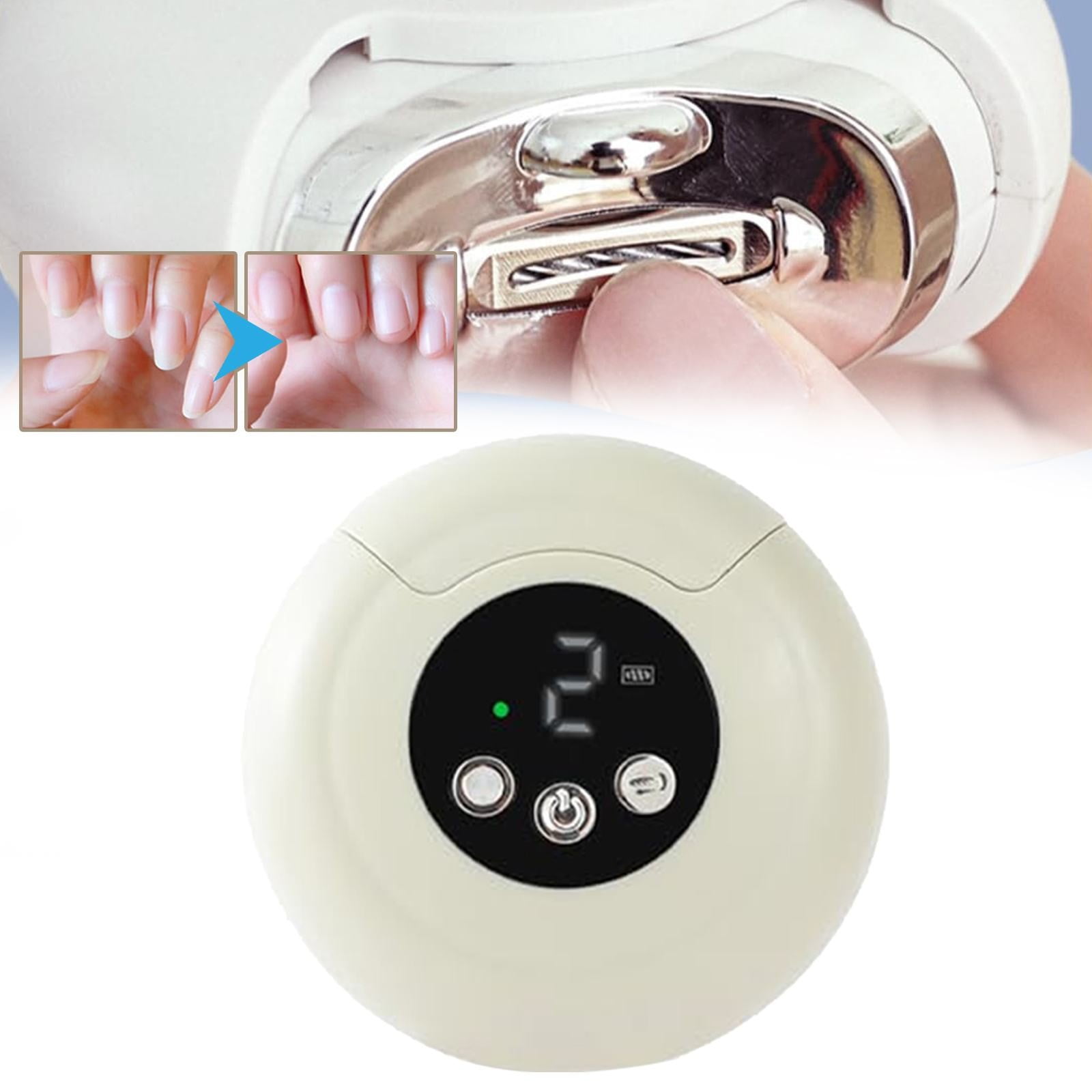 BCMMKLPP 2 in 1 Electric Polishing Automatic Nail Clippers, 2025 New ...