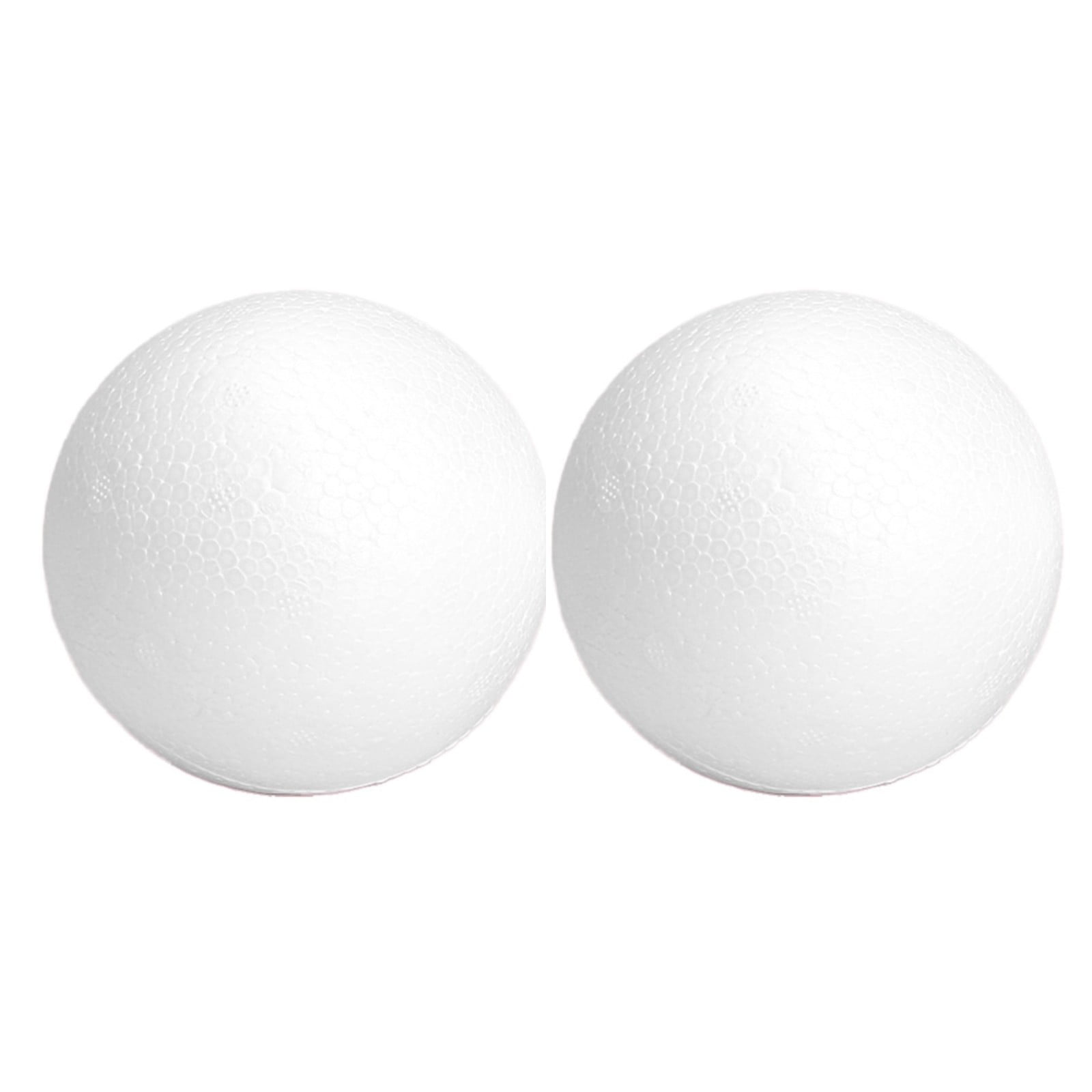 BCMMKLPP 2PCS 4 Inchs White Foam Balls Round Polystyrene Foam Balls ...