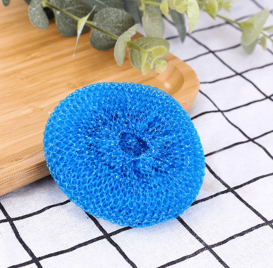 BCMMKLPP 3PC Plastic Dish Scrubbers for Dishes Plastic Pot Round ...