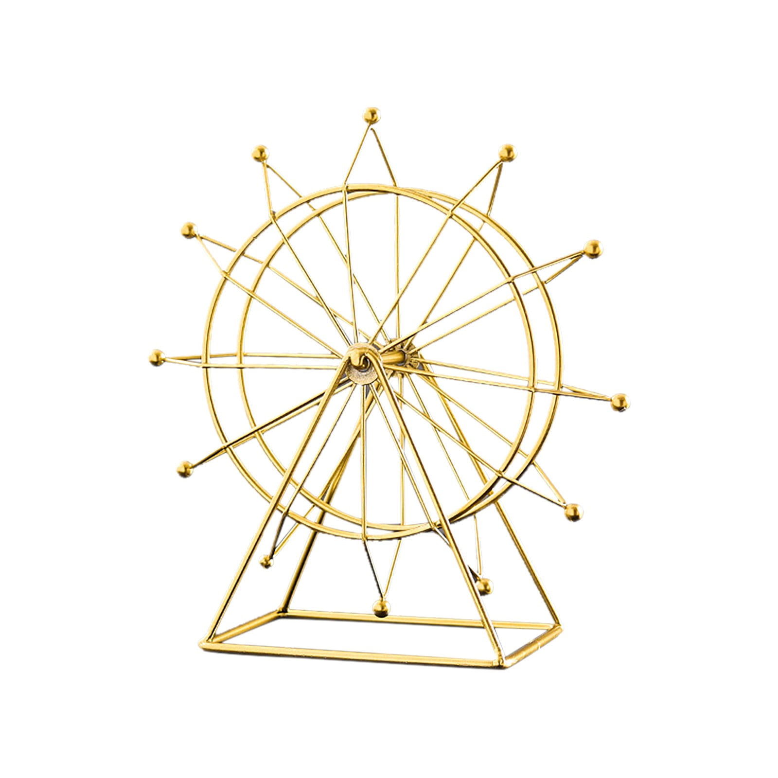 BCMMKLPP Ferris Wheel Bookshelf Decor – Gold Decor Modern Gift - Shelf ...