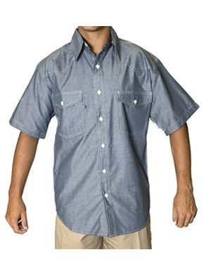 Mens Chambray Work Shirt