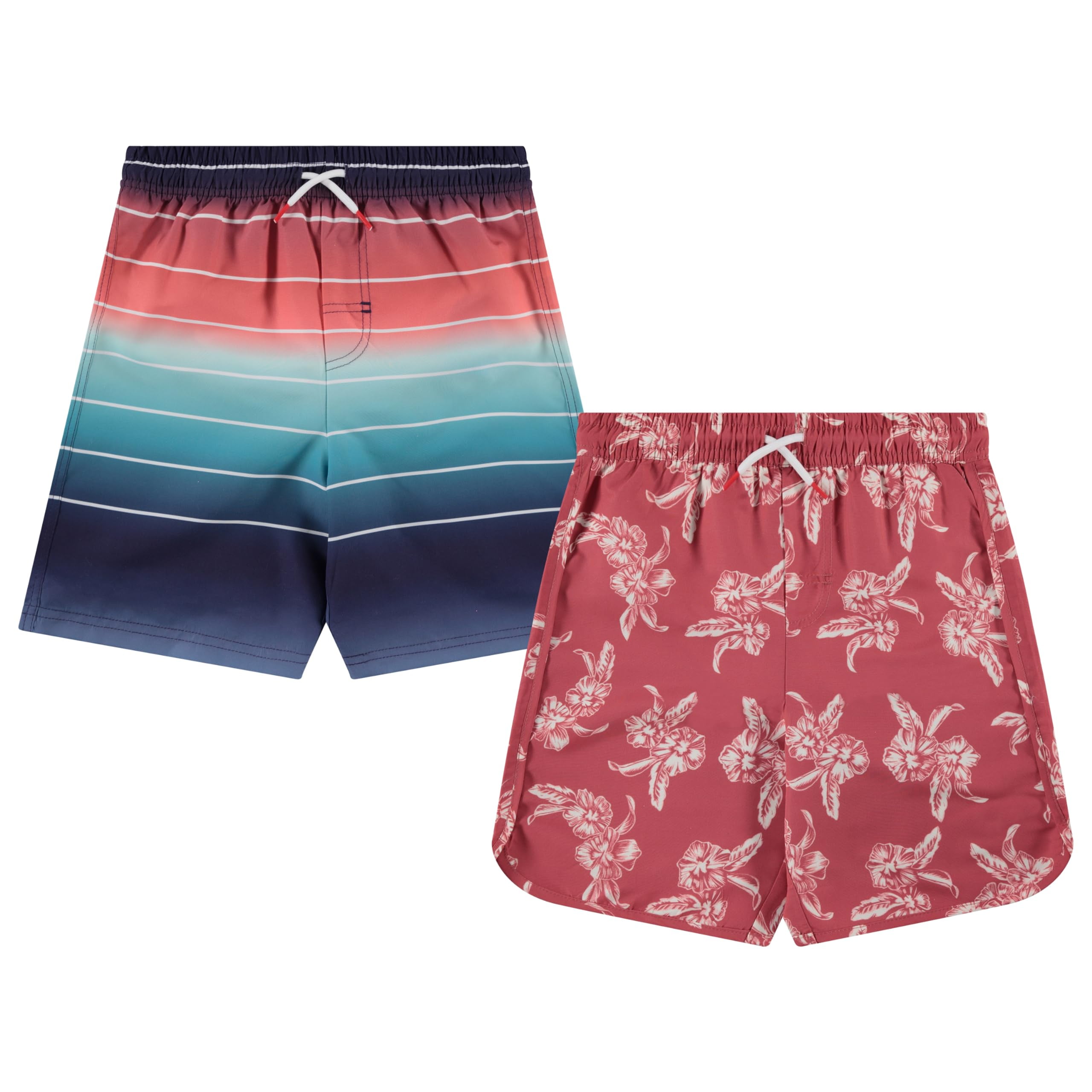 BCOOL 2-Pack Boys Swim Trunks Size 10-12, Quick Dry Swimming Shorts with Liner - Walmart.com