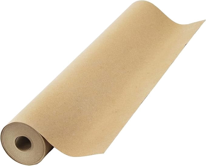 BCOOSS Brown Kraft Paper Roll - 17.3" x 1200" (30') Perfect for Gift ...