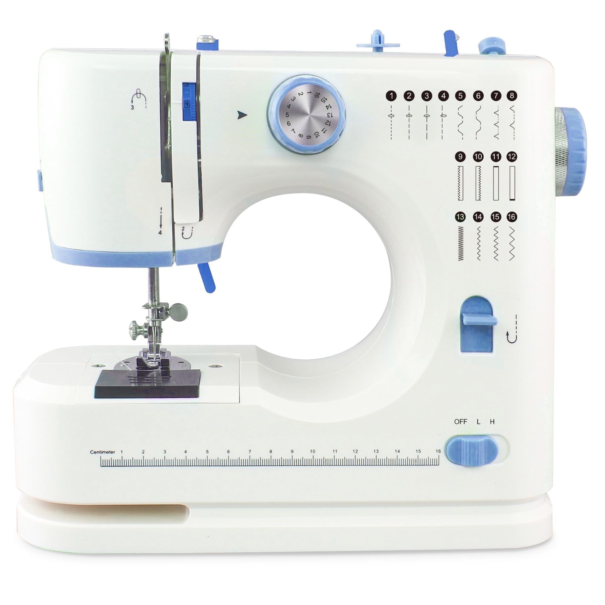 BCOOSS Portable Mini Sewing Machine for Children & Beginners with 12 ...