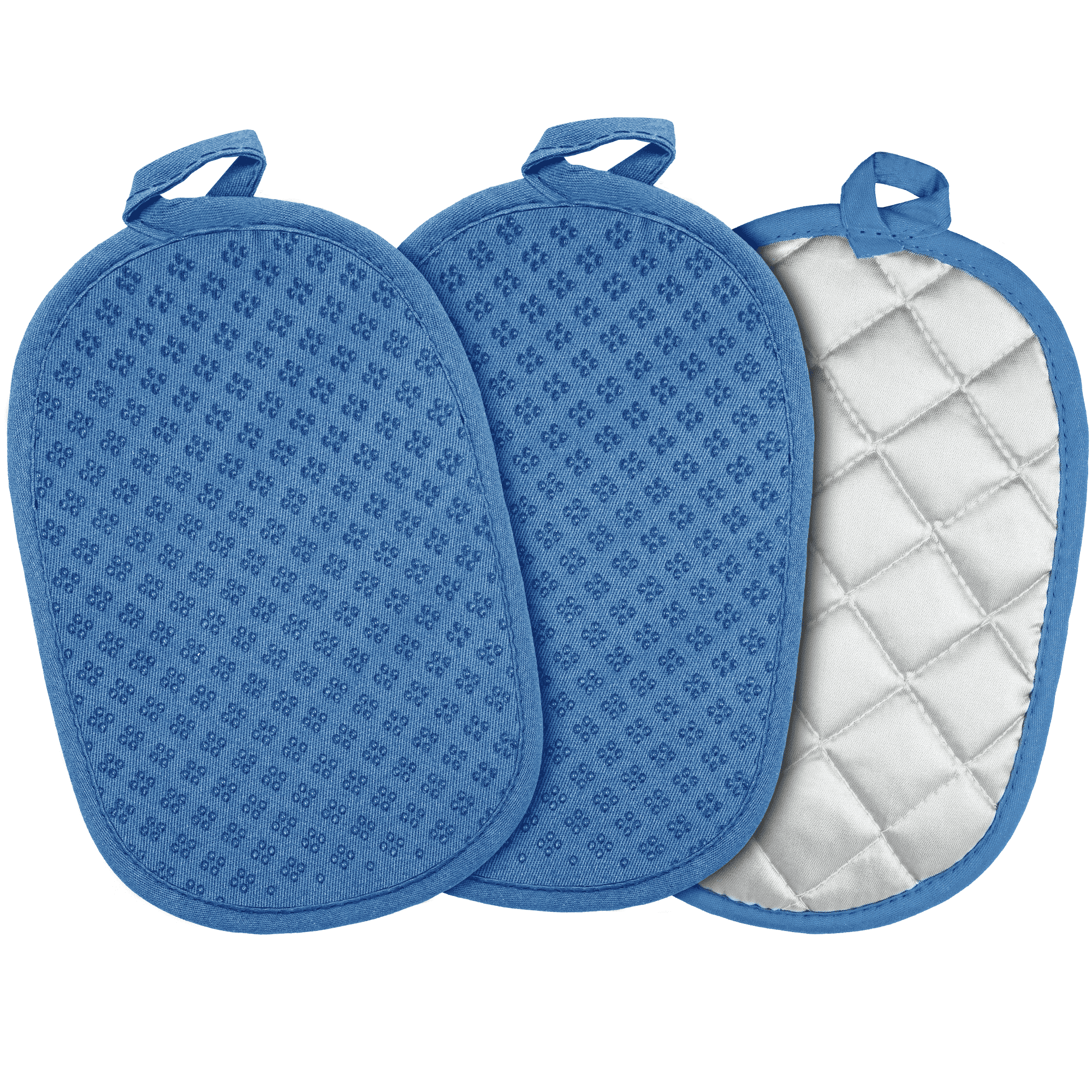UUGEE 4PCS Square Cotton Heat Resistant Pot Holders for Cooking and ...