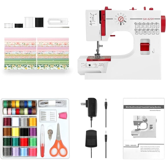 BCOOSS Sewing Machine Portable mini Electric Sewing Machine for ...
