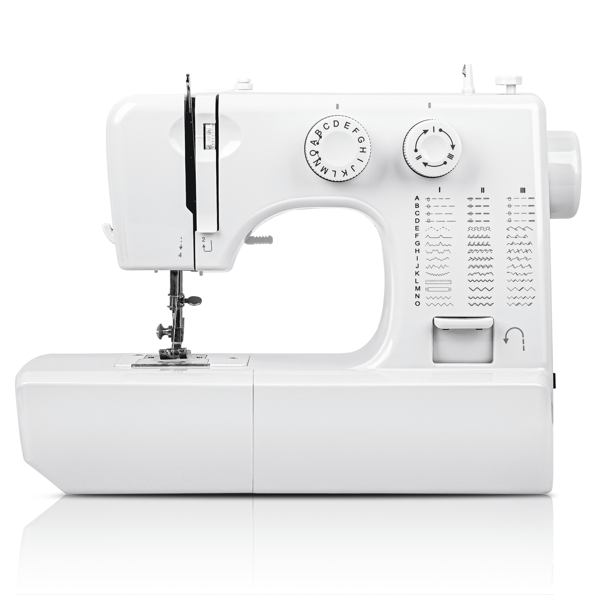 BCOOSSS Beginner-Friendly Sewing Machine,45 Built-In Stitches, 2 Speeds ...