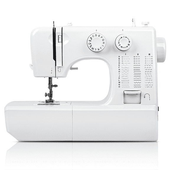 BCOOSS Sewing Machine for Beginners Portable with 12 Stitches ...