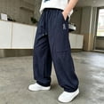 BCSIOAOI Boys Athletic Pants,Drawstring Letter Print Cuffed Ankle ...