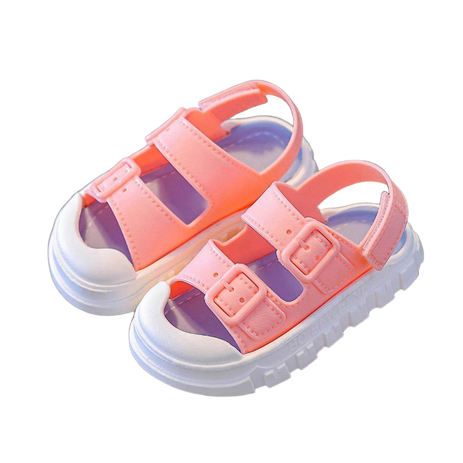 BCSIOAOI Toddler Boys Sandals,Closed-Toe Adjustable Buckle Summer ...
