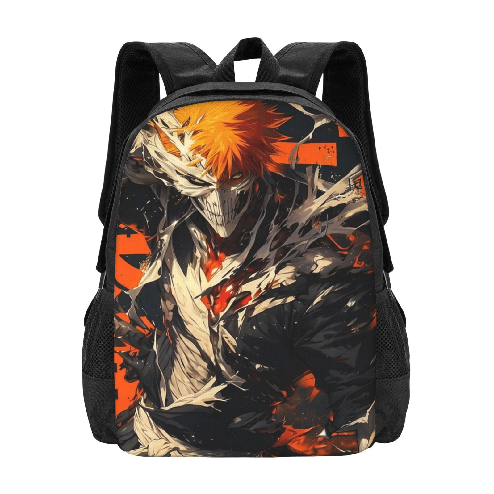 BCVXVAI Anime Bleach Backpacks with Cartoon Front Print, Lightweight ...