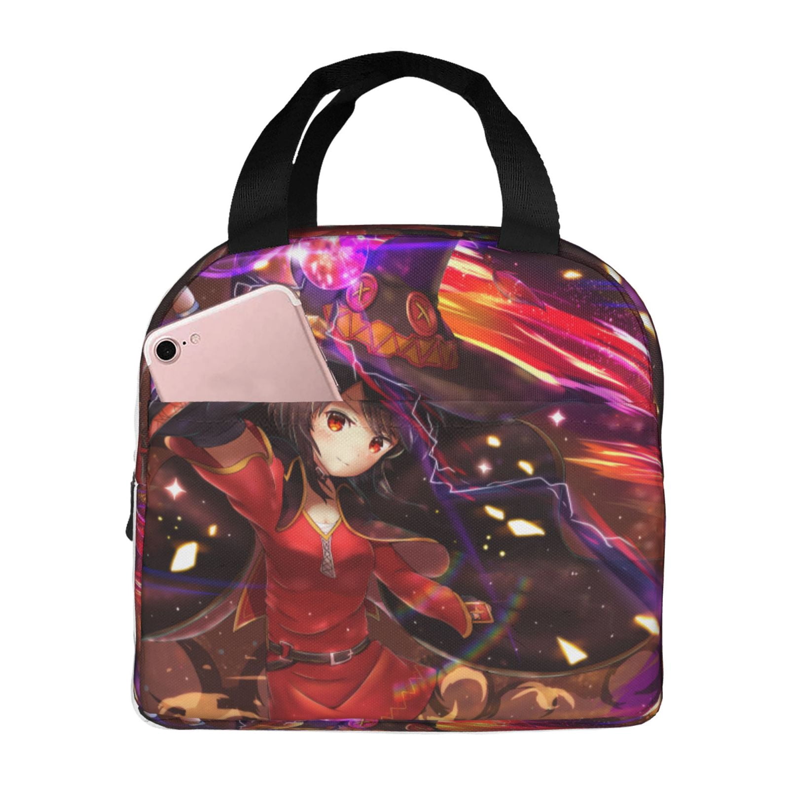 BCVXVAI Anime KonoSuba Lunch Box Portable Insulated Cooler Lunch Bags ...